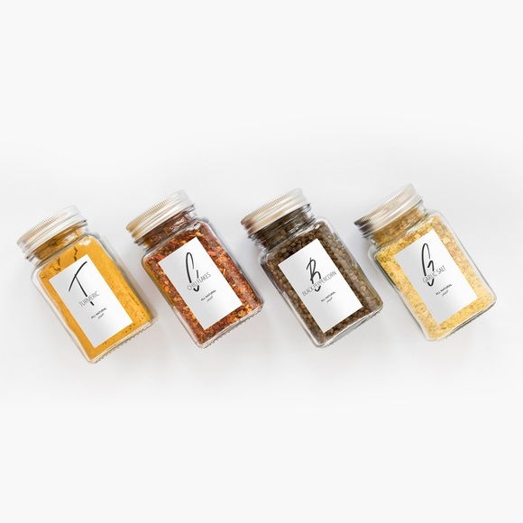 Kitchen | Preprinted Spice Labels | Poshmark